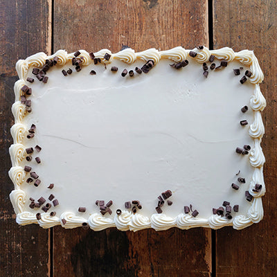 Quarter Sheet Basic Decor Cake – Country Cakes & Bakes